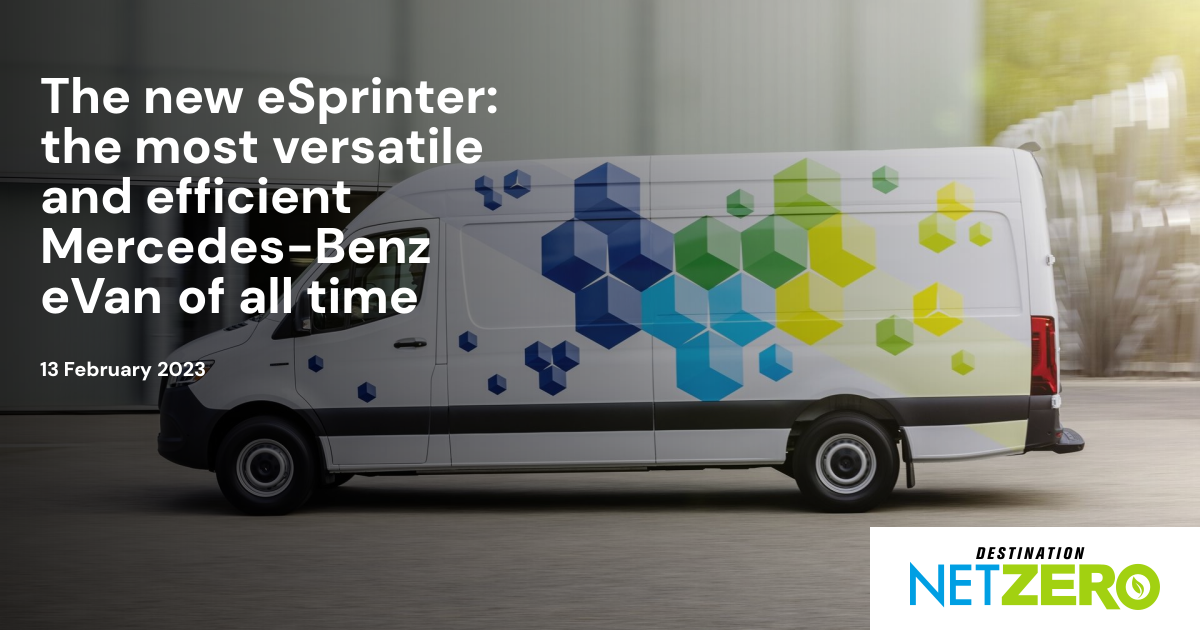 The new eSprinter: the most versatile and efficient Mercedes-Benz eVan ...