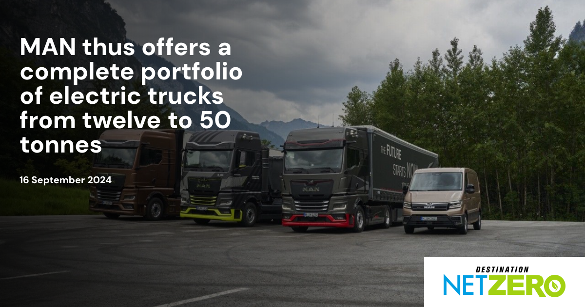 MAN thus offers a complete portfolio of electric trucks from twelve to ...