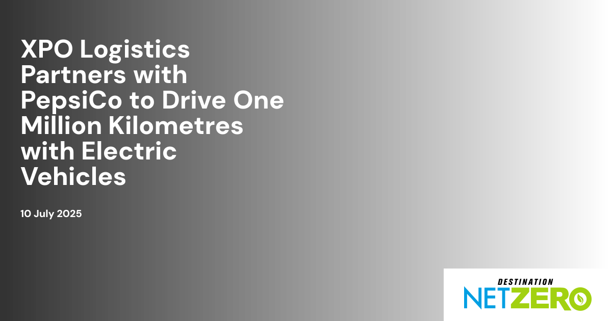 XPO Logistics Partners with PepsiCo to Drive One Million Kilometres ...